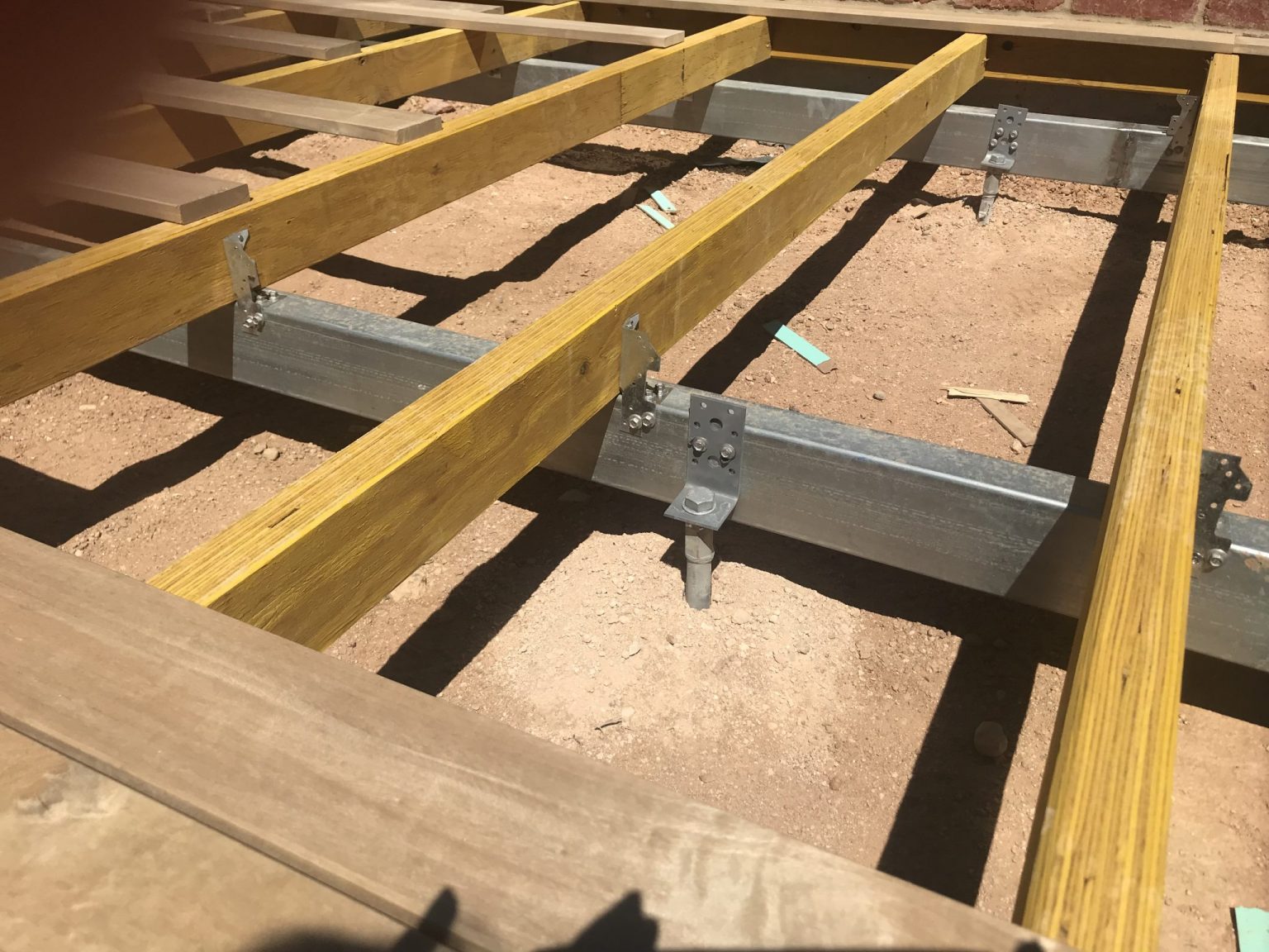 Deck screwpile footings. Install in 2-3 min. No digging or pouring. Buy now