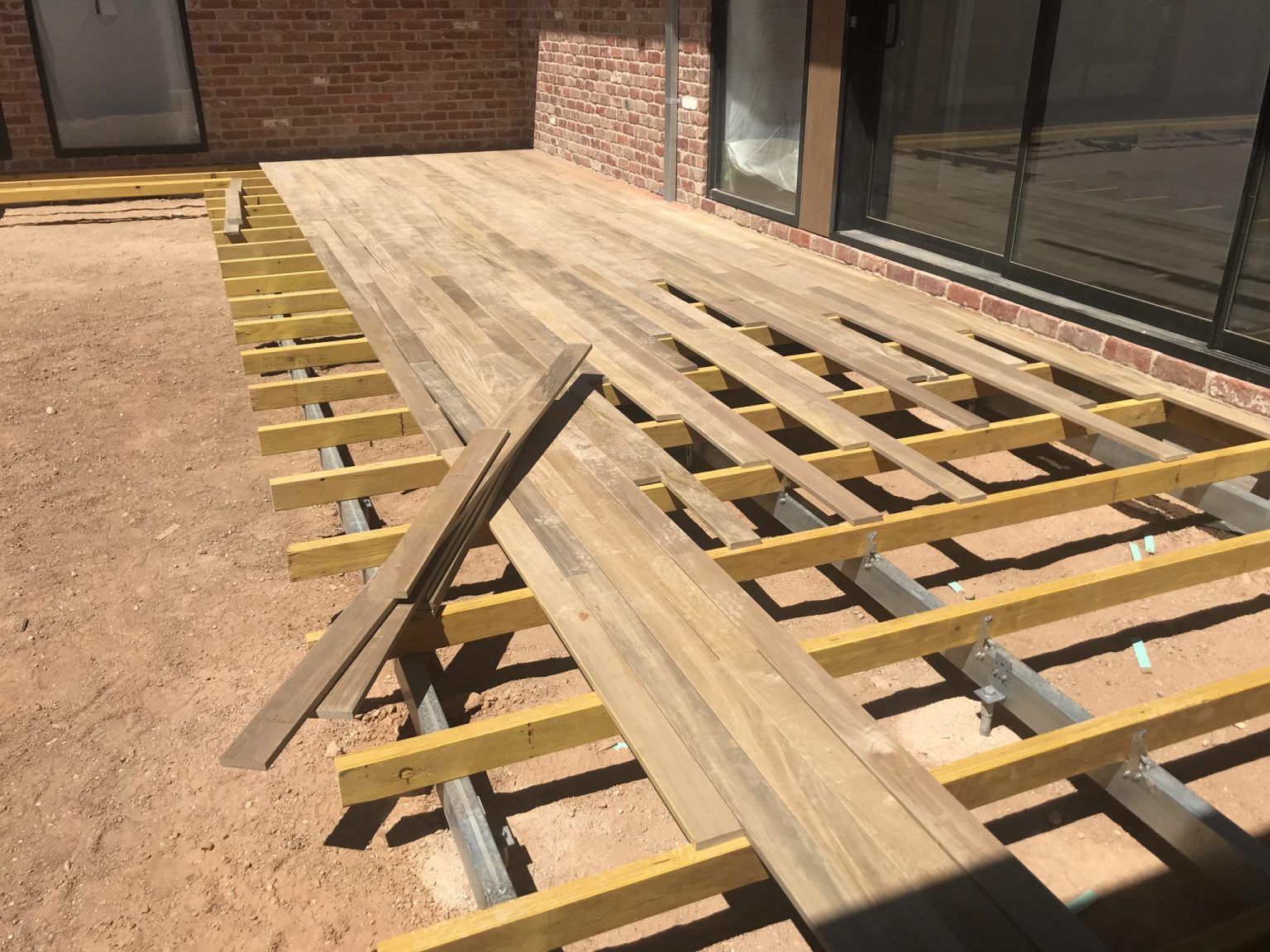 Deck screwpile footings. Install in 2-3 min. No digging or pouring. Buy now